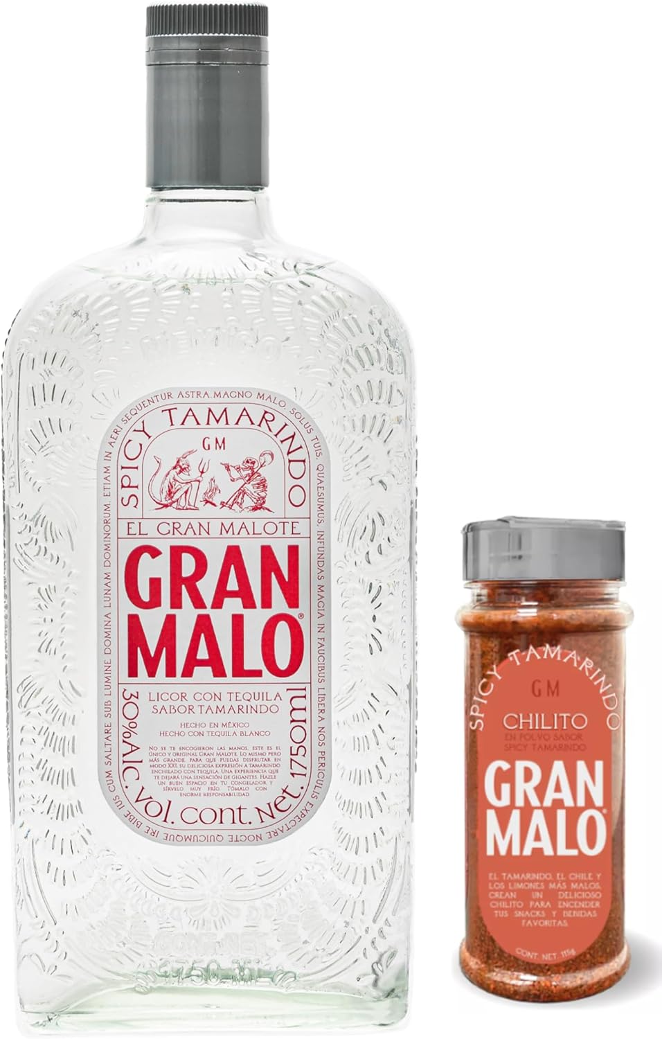 Gran Malo Spicy Tamarindo Licor De Tequila Gran Malote 1750ml + Chilito Gran Malo de Regalo ...