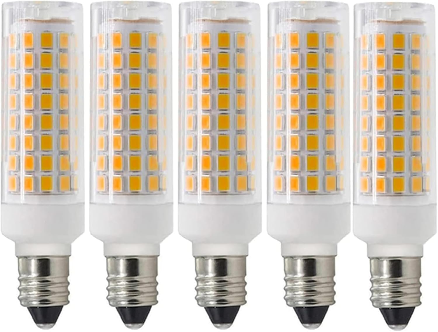 Pack of 5 - E11 LED Light Bulbs 7W 70W Halogen Equivalent, Dimmable E11 ...