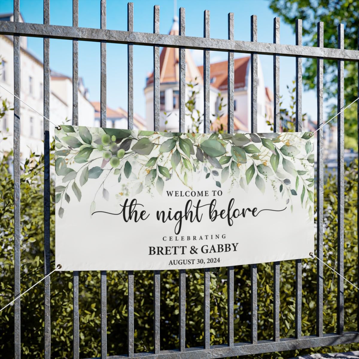 Rehearsal Dinner Banners Personalized Wedding Rehearsal Dinner Welcome