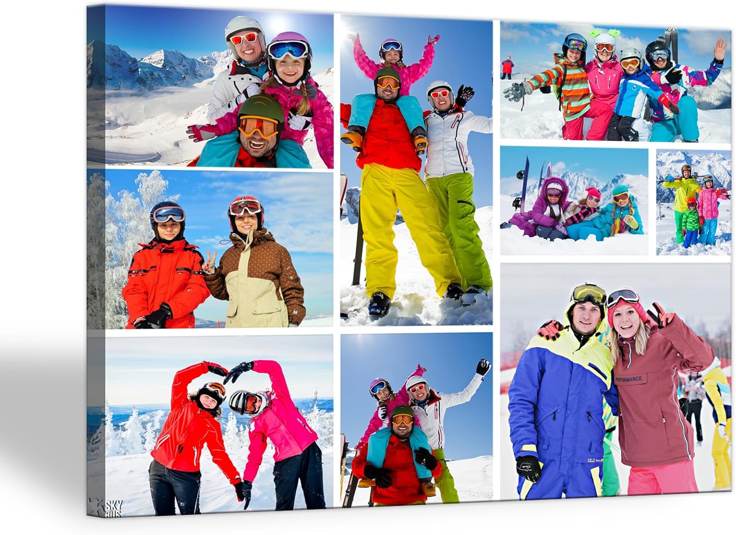 Amazon.com: YASOJUN Personalized Canvas Collage Prints with Your Photos ...