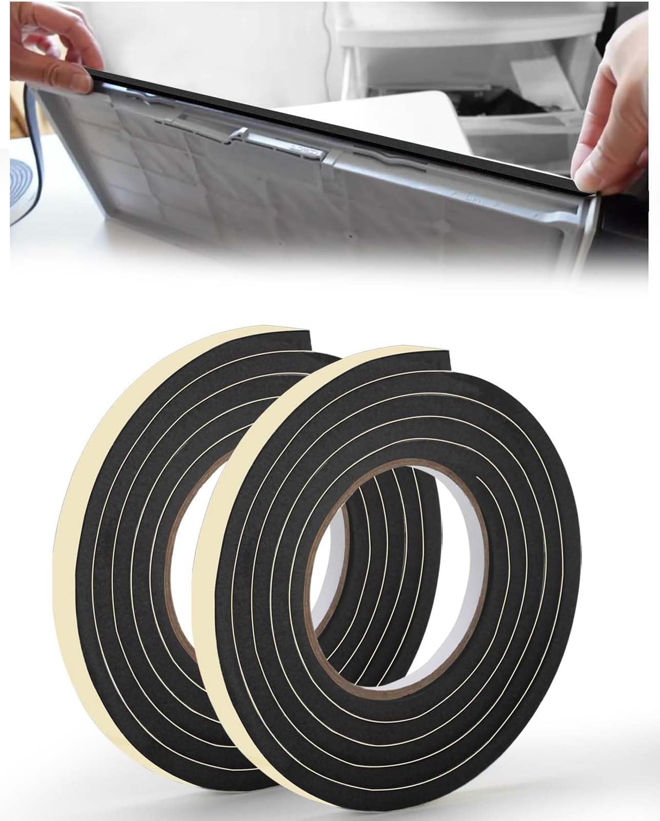 Amazon.com: 2 Pack Rubber Foam Seal Strips for Ge Washer Dryer Combos ...