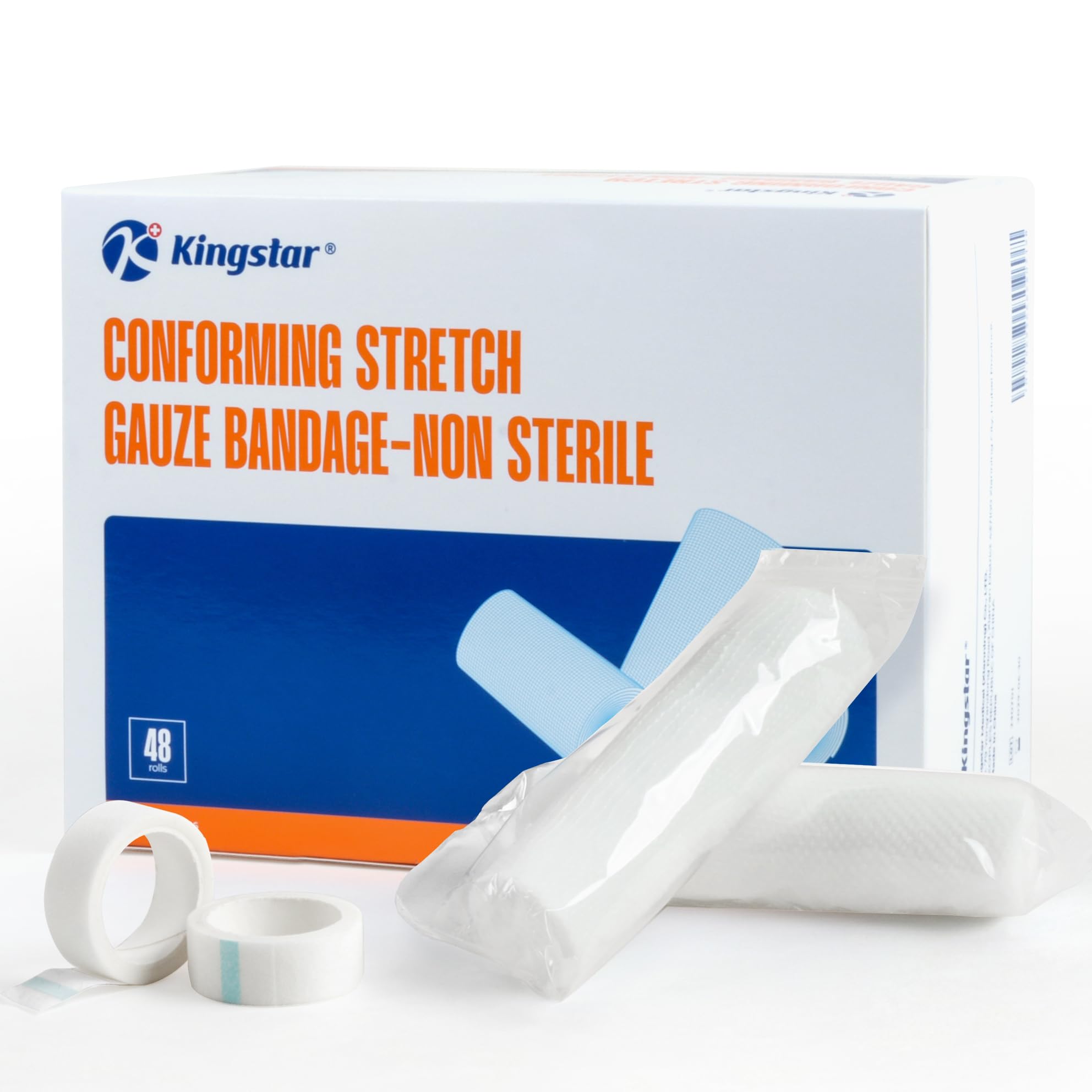 Amazon.com: K Kingstar 48 Pack Gauze Roll Bandages, Conforming Stretch ...