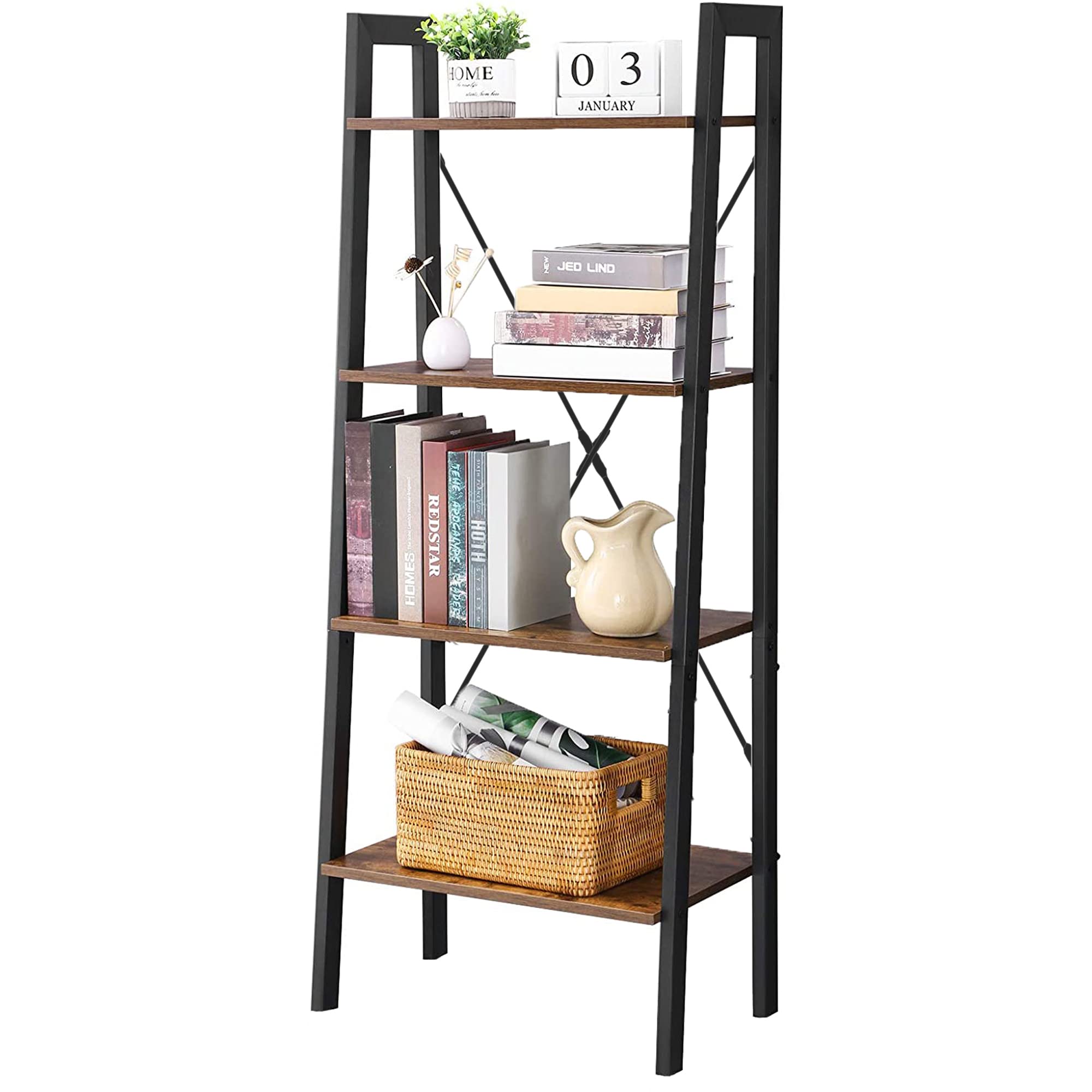 Buy Mcc Direct 4 Tier Bookcase Multifunction Display Rack Ladder buy-mcc-direct-4-tier-bookcase-multifunction-display-rack-ladder