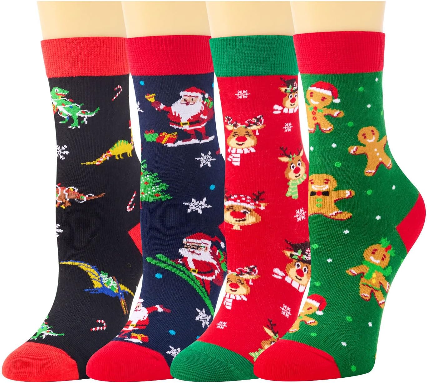 Amazon HAPPYPOP Funny Christmas Socks For Boys Girls 4 Pack Kids Amazon HAPPYPOP Funny Christmas Socks For Boys Girls 4 Pack Kids