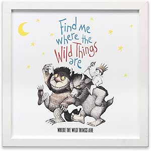 Amazon.com: Where the Wild Things Are Framed Wood Wall Decor - Cute ...