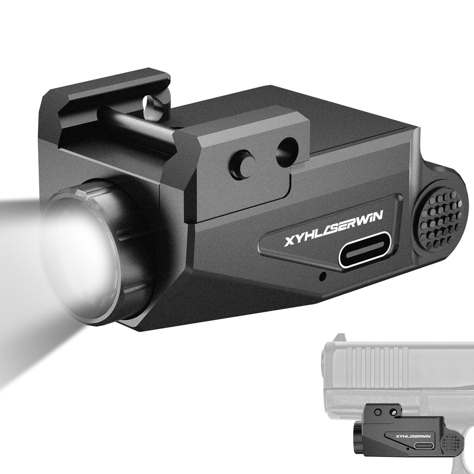 Amazon.com: 500 Lumens Infrared Pistol Light for Glock,Mini Pistol ...