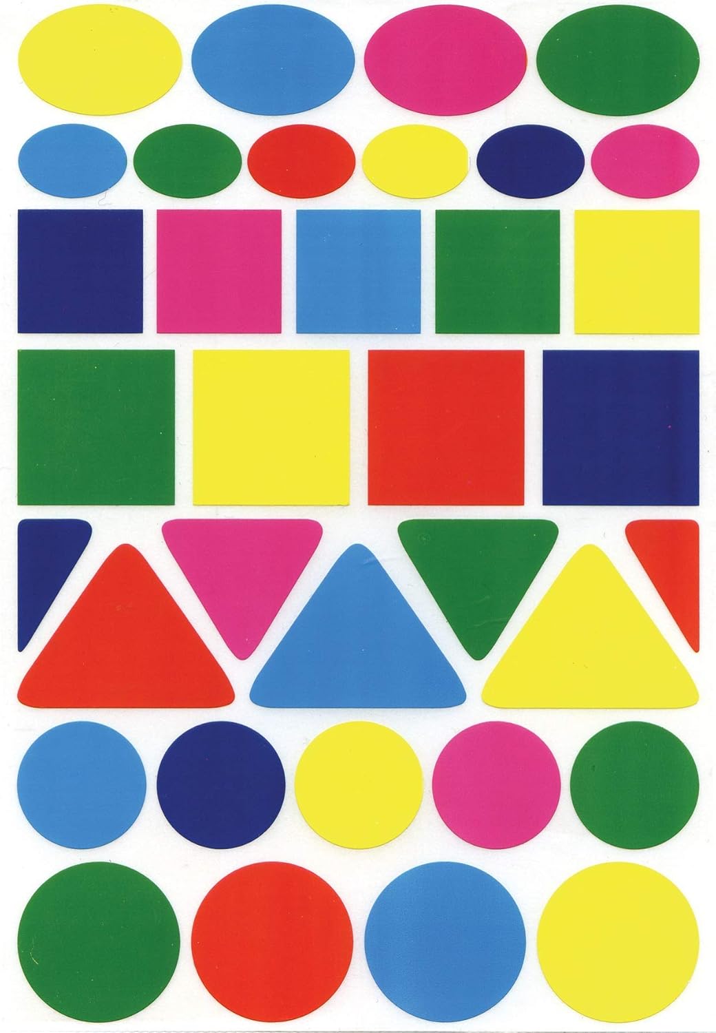 Amazon.com: Sticker Forms Self Adhesive Stickers-Geometric Shapes 105 ...