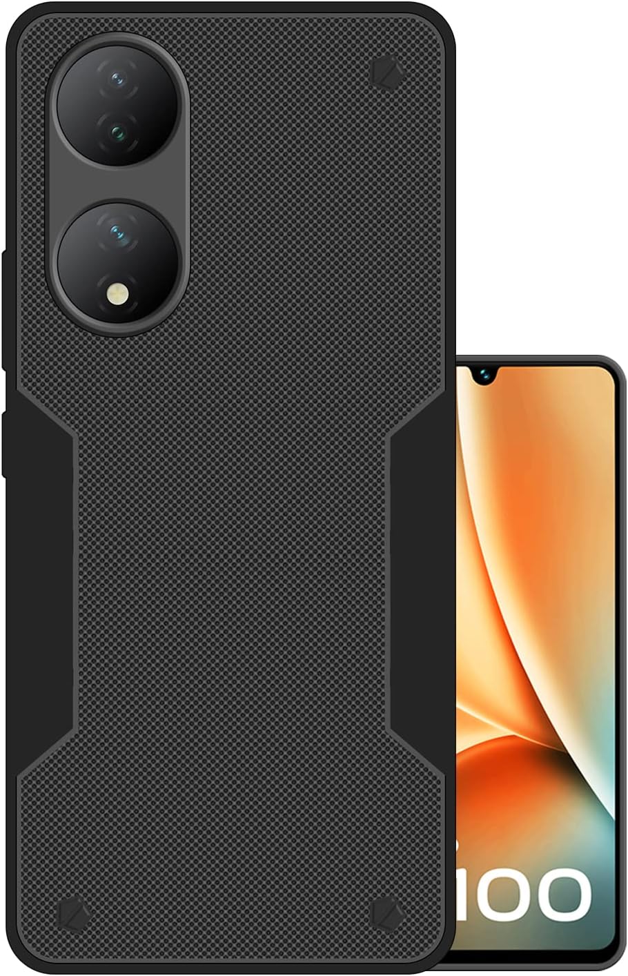 VIDO Super Frosted Soft Back Case Cover for Vivo Y100 5G / Vivo T2 5G ...
