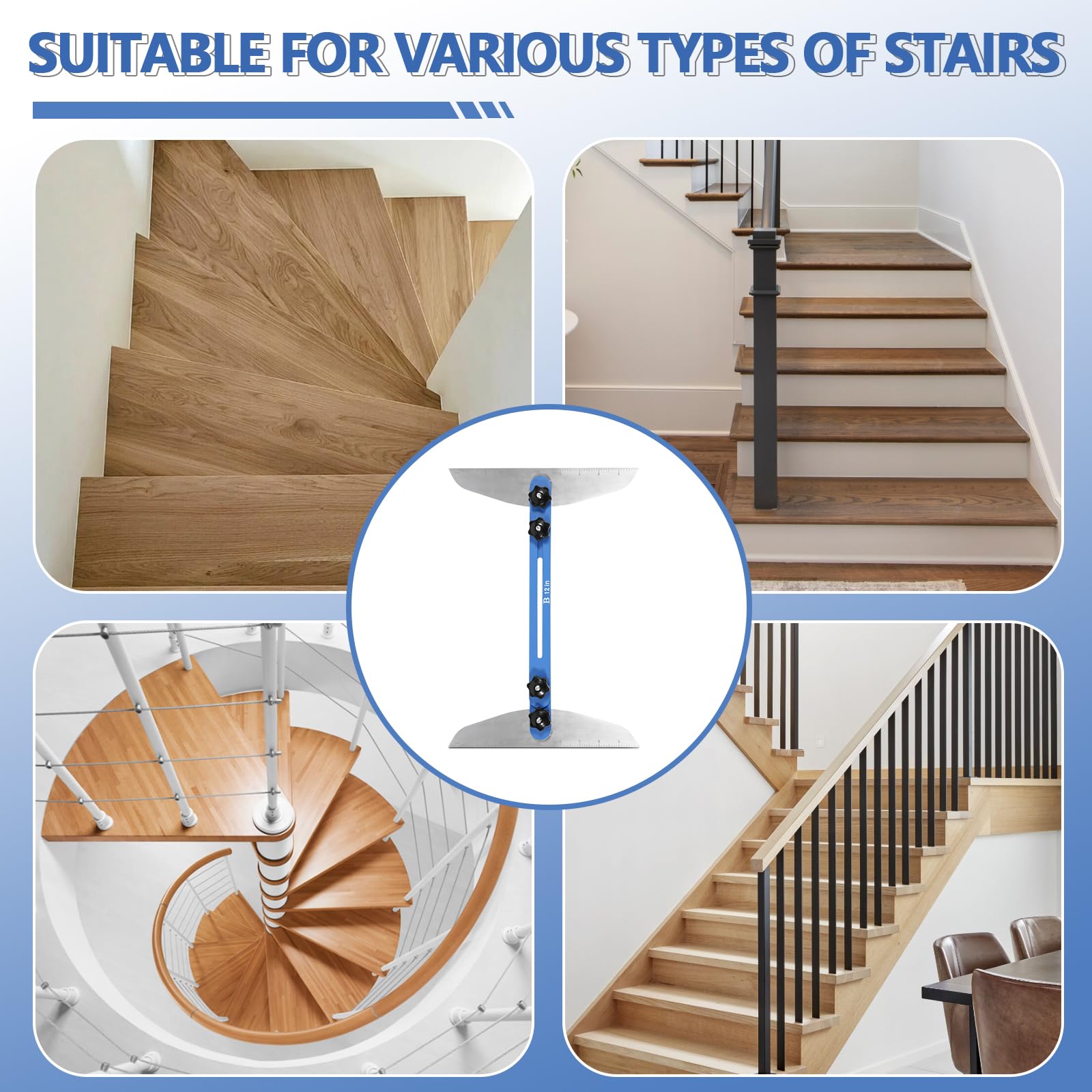 Snapklik.com : Stair Tread Template Tool, 11- To 60-in. Length Stair ...