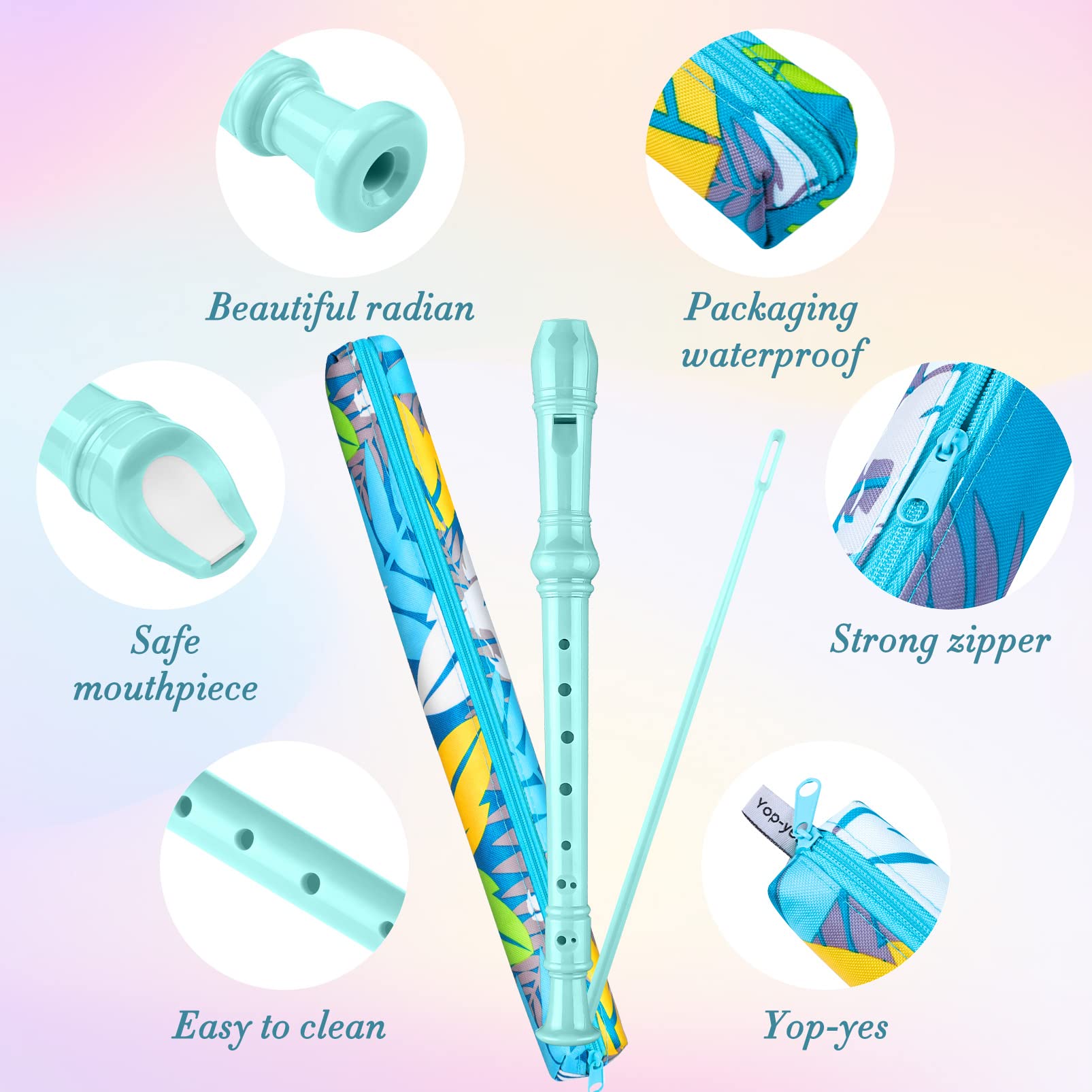 Snapklik.com : Soprano Recorder Instrument For Kids Beginners Student ...