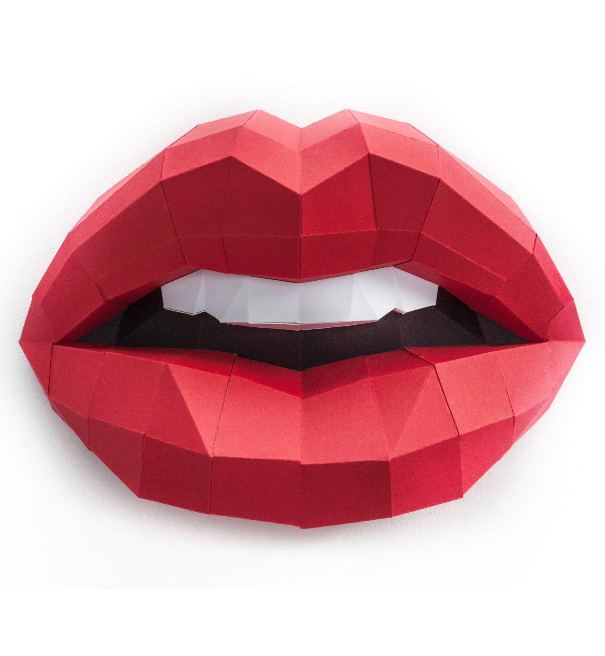 ORIGADREAM, DIY Sensual Woman Lips Paper Craft Mouth Sculpture 3D ...