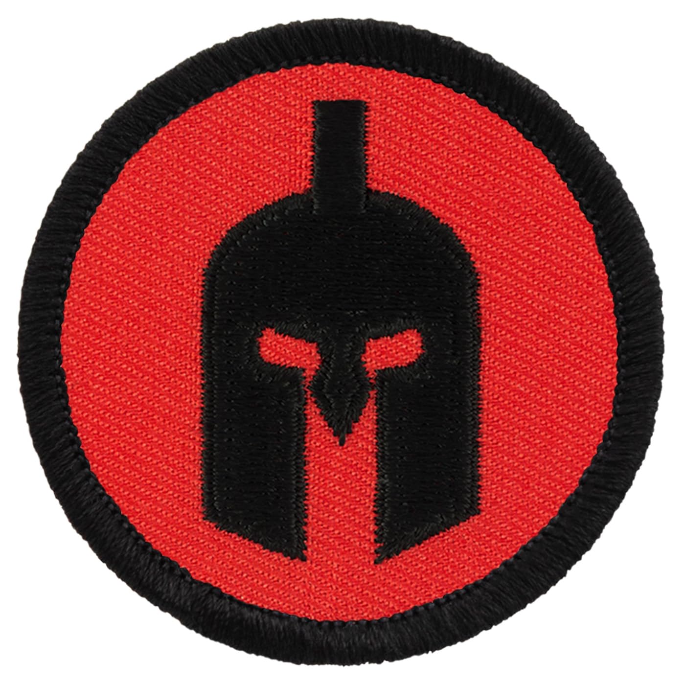 Amazon.com: Retro Red and Black Spartan Helmet Patrol Patch - 2 ...