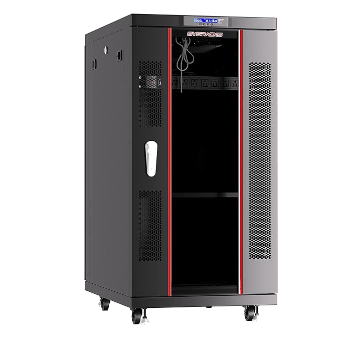 Buy Server Rack - Locking Cabinet - Network Rack Cabinet Enclosure ...