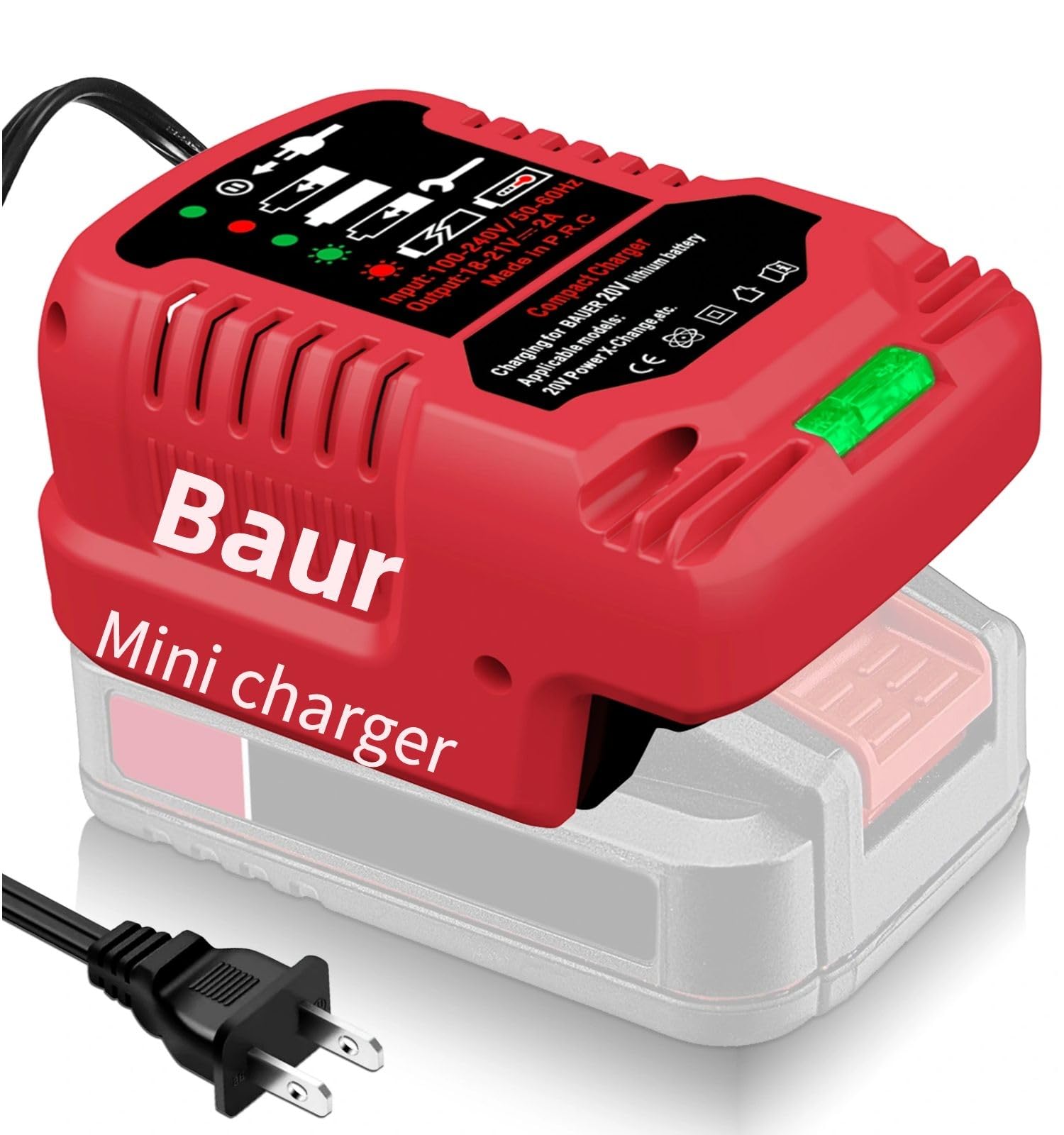 Amazon.com: Replacement for Bauer 20V Battery Charger : Tools & Home ...