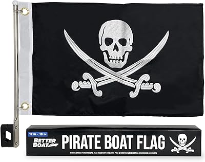 Pirate Flag Boat Pole Kit, 12 x 18 Jolly Roger Philippines | Ubuy