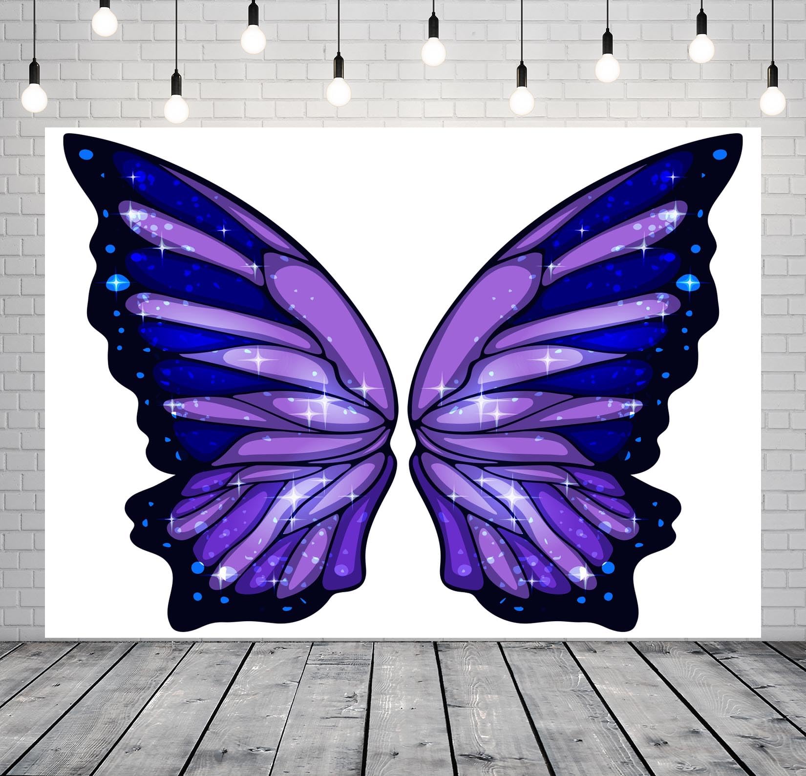 Alas De Mariposa Moradas Y Azules Disfraz De Mariposa Sincero Para