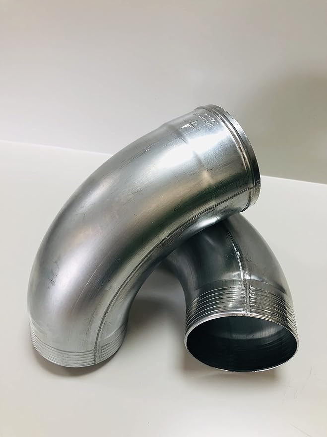 Rohrbogen DN60 / DN80 / DN100 - 40° / 72° Titanzink (DN 100 - 72 ...