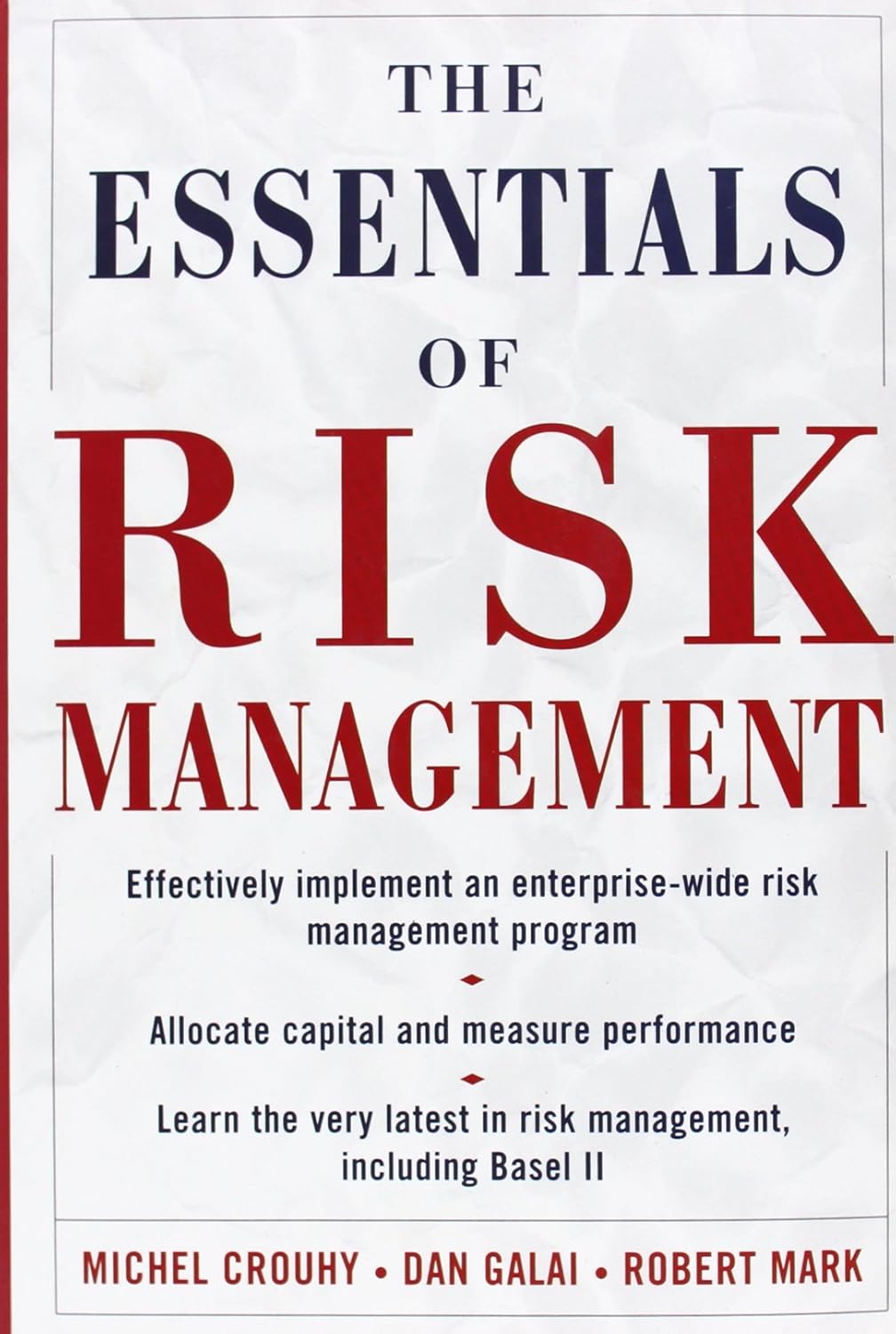 The Essentials of Risk Management: Amazon.co.uk: Crouhy, Michel, Galai ...