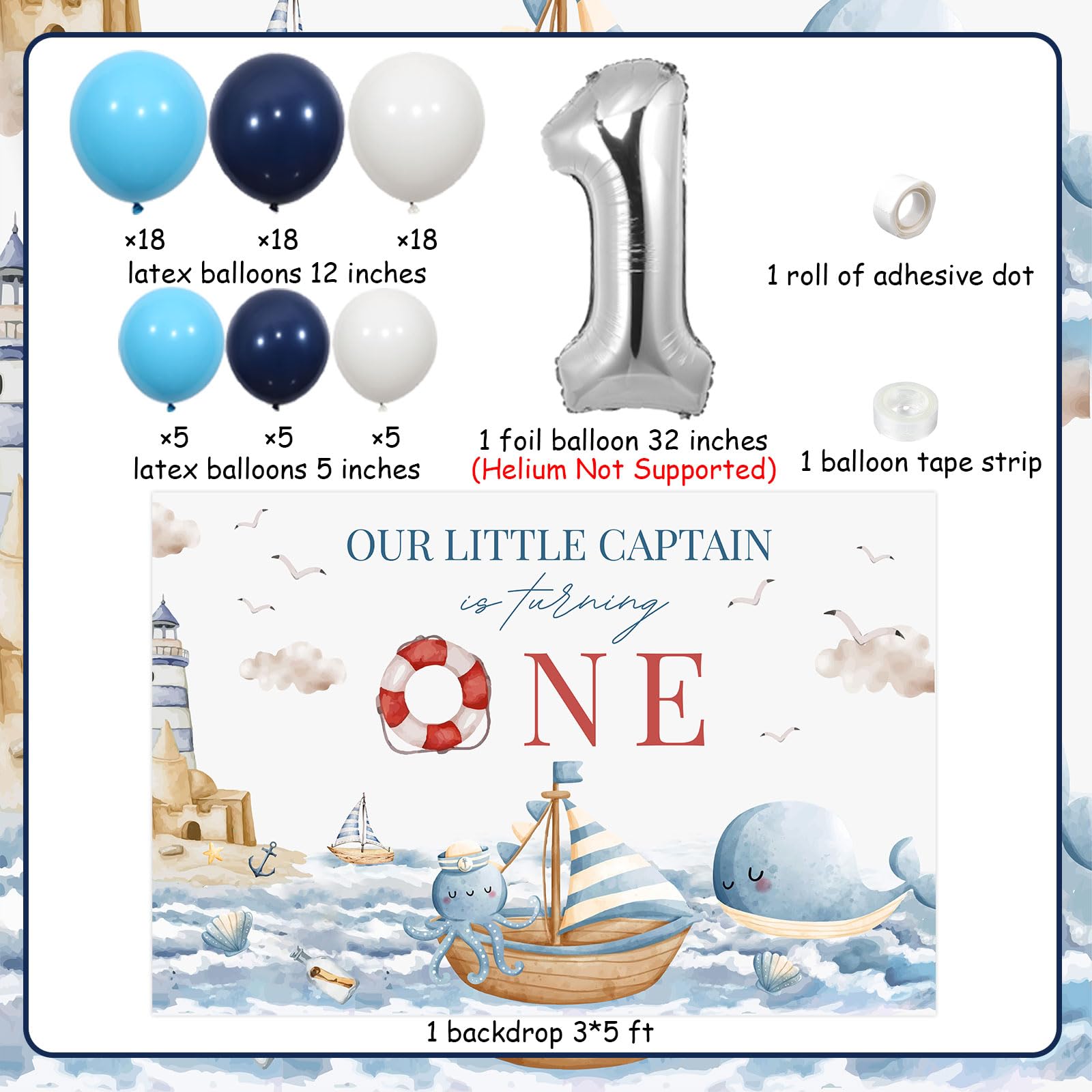 Nautical First Birthday Party Ideas For Boys