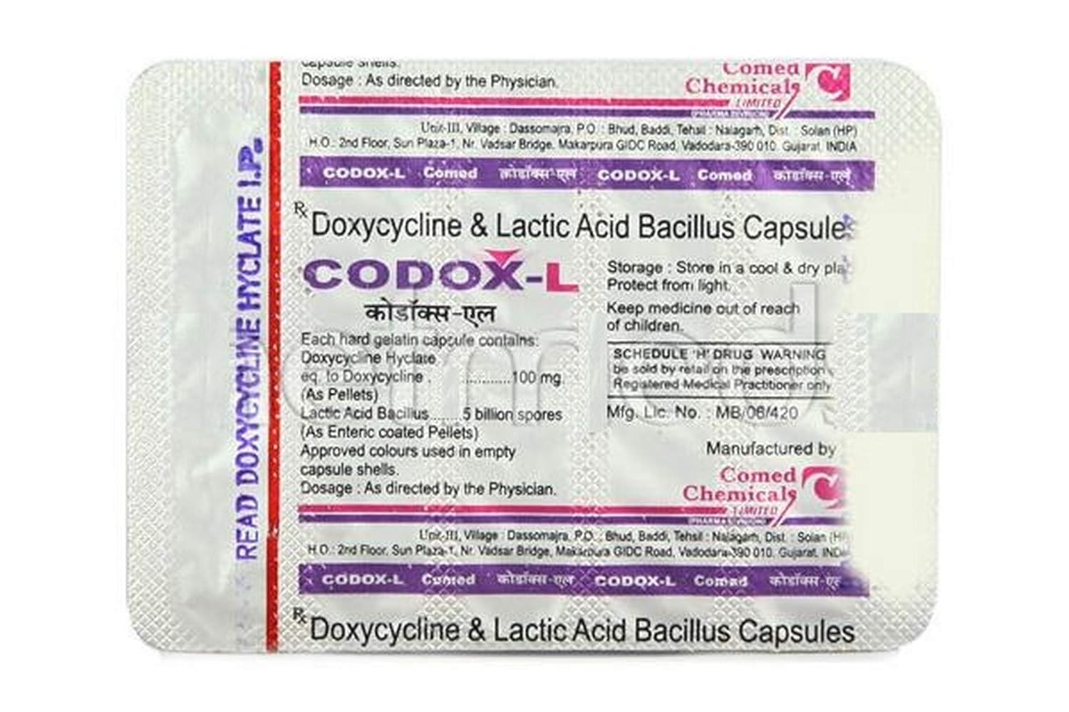 Codox-L - Strip of 10 Capsules : Amazon.in: Health & Personal Care