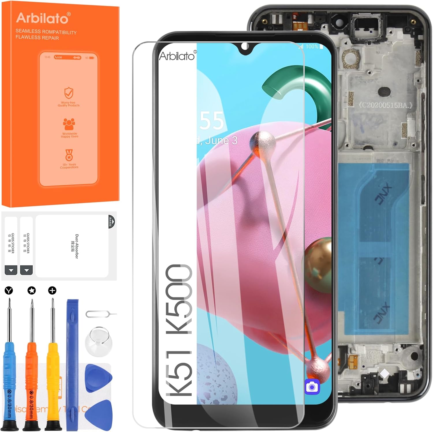 Amazon.com: Screen for LG K51 Screen Replacement for LG K500 LCD Screen ...