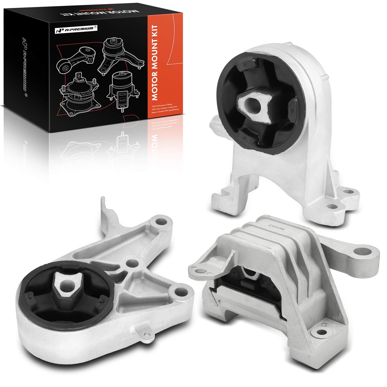A-Premium Engine Motor Mount and Transmission Mount Kit Compatible with ...