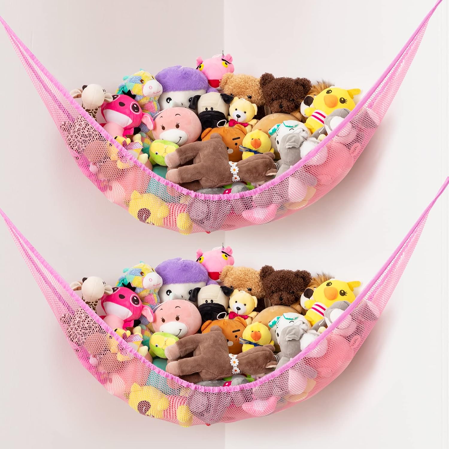 Amazon.com: Vorey Stuffed Animal Storage Pack of 2 Stuffed Animal Net ...