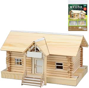 Amazon.co.jp: アーテック(Artec) ウッドモデル ログハウス 木工 工作 クラフト 自由研究 美術 模型 組み立て ...
