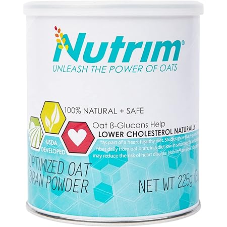 Amazon.com: Nutrim Oat Bran Powder with 750mg Beta Glucan per Serving ...