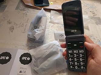 SPC Stella 2 - Teléfono móvil de Tapa para Mayores, Botones y Teclas Grandes, fácil de Usar ...
