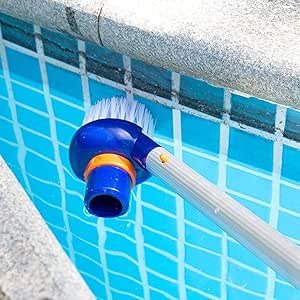 Amazon.com: qiguch66 Portable Pool Underwater Cleaner Brush Scrubber ...