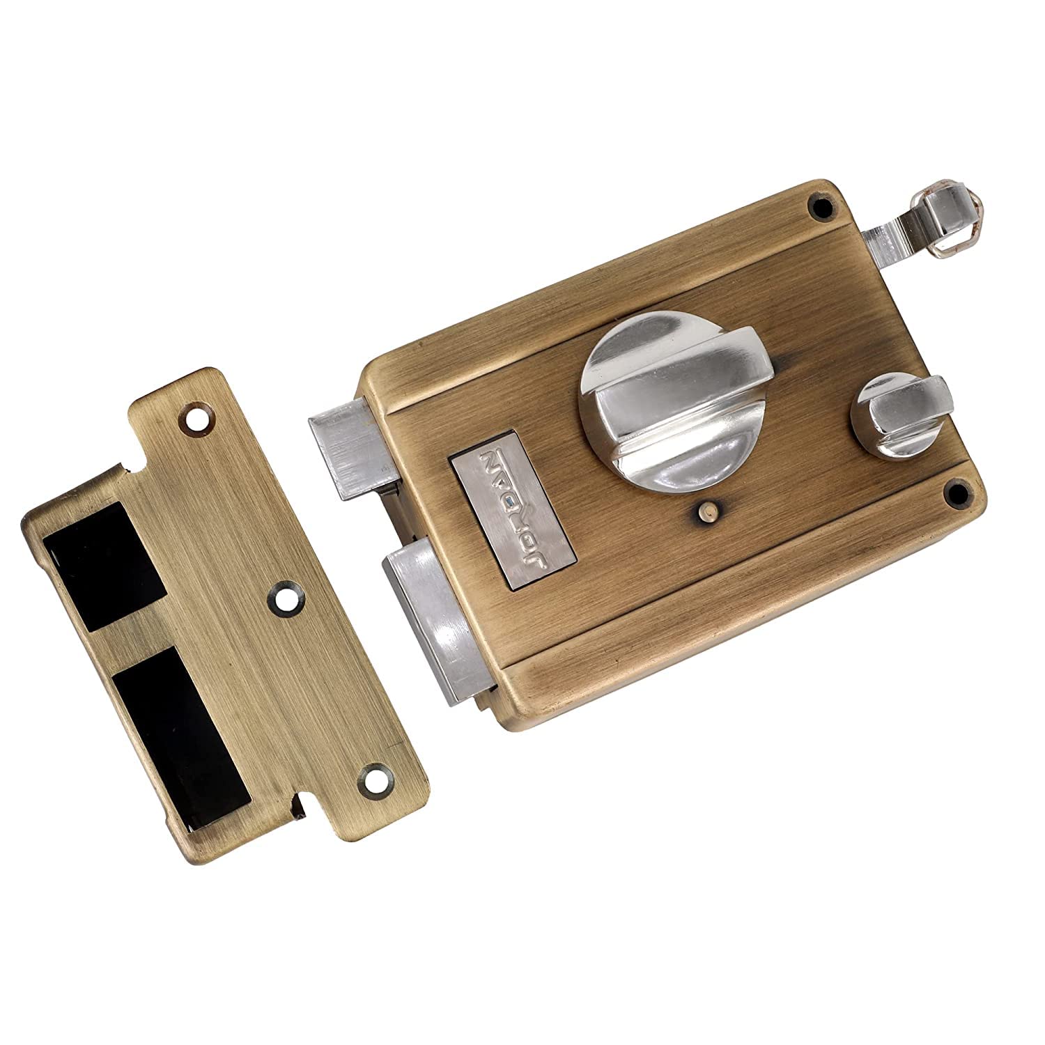 Jordan Premium Main Door Lock Rim Night Latch Ultra Key Twin Bolt Main ...