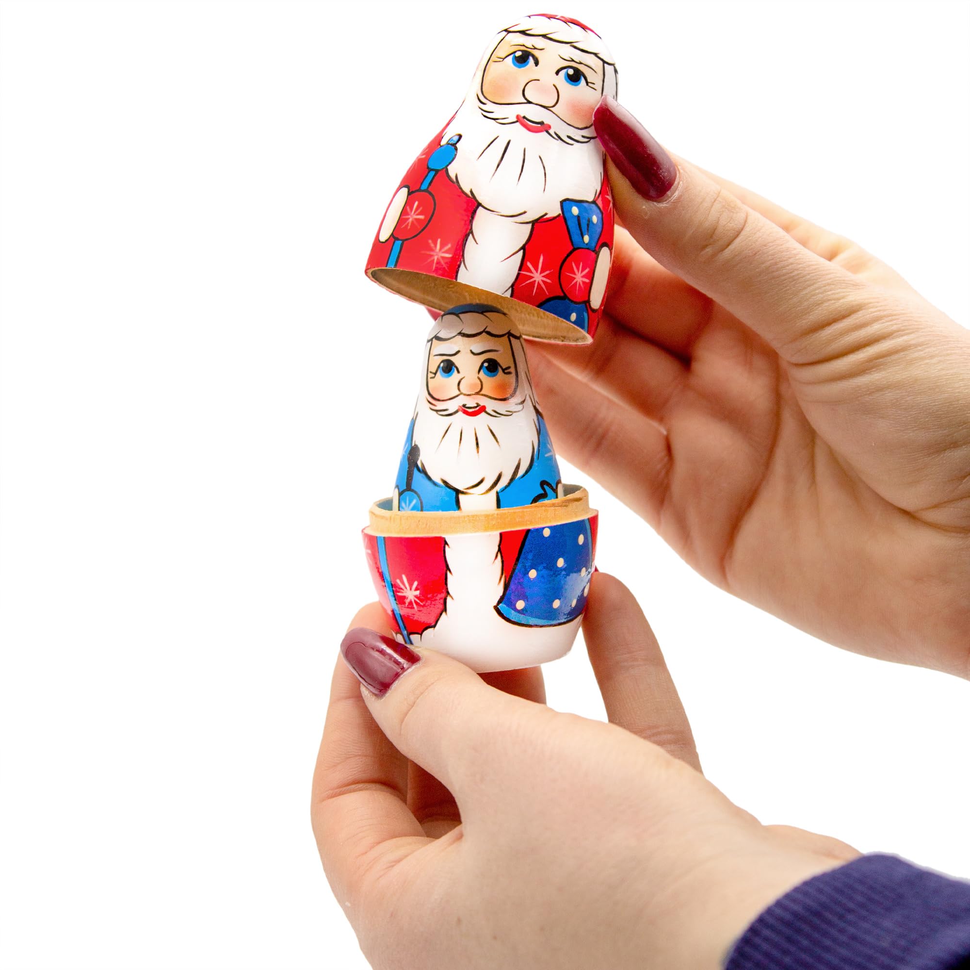 Father Frost Russia Figures Russian Father Frost Stock Illustrationen,