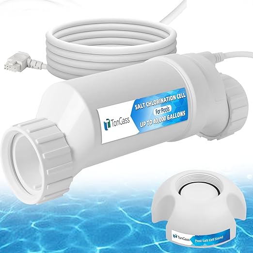Amazon.com: TonGass Up to 40000 Gallons Pool Salt Chlorinator Generator ...