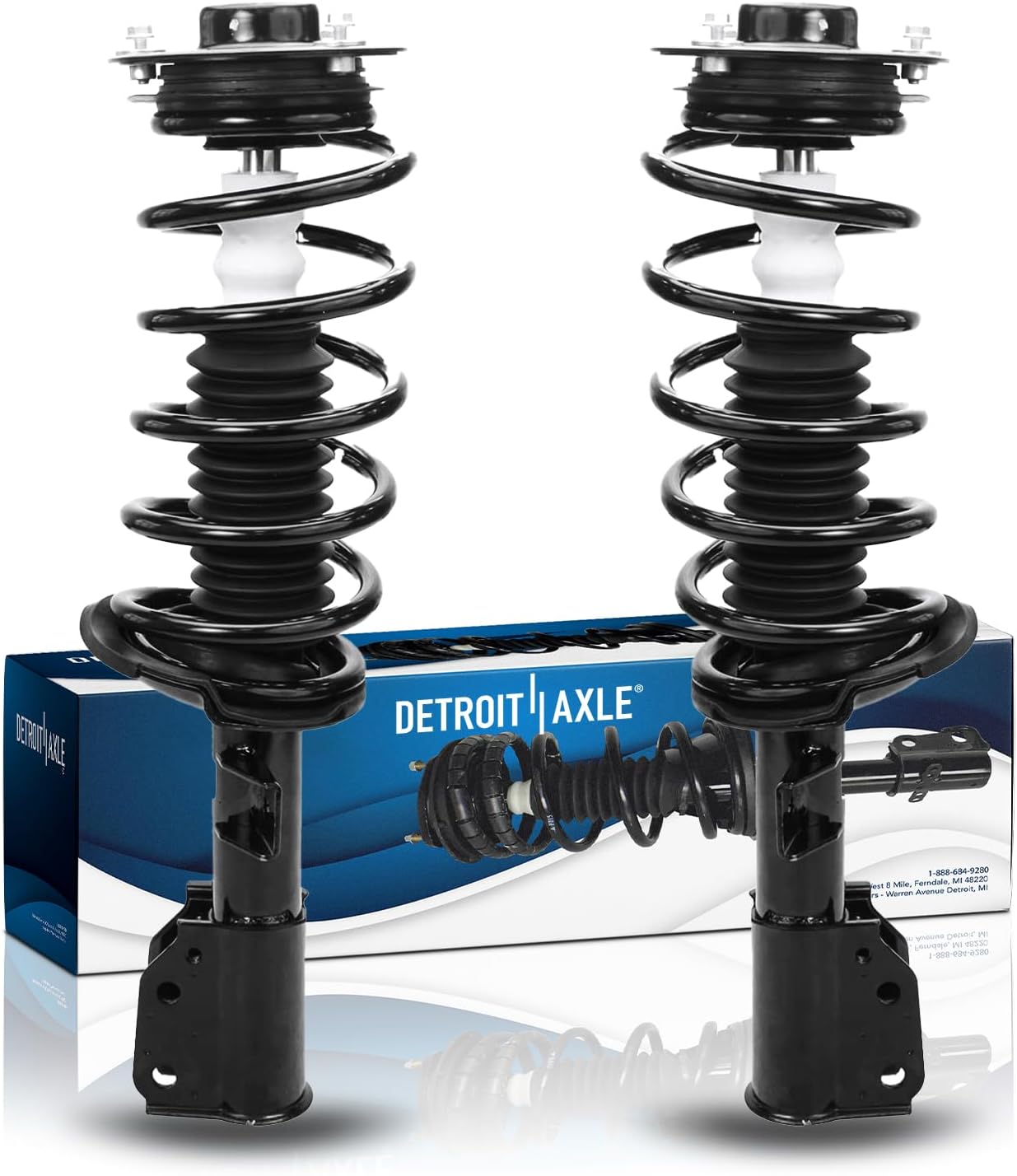 Amazon.com: PAROD 172527 172526 Front Suspension Shock Absorber Struts ...