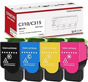 Amazon.com: C310 C315 Extra High Capacity Toner Cartridge Compatible for 006R04356 006R04357 ...