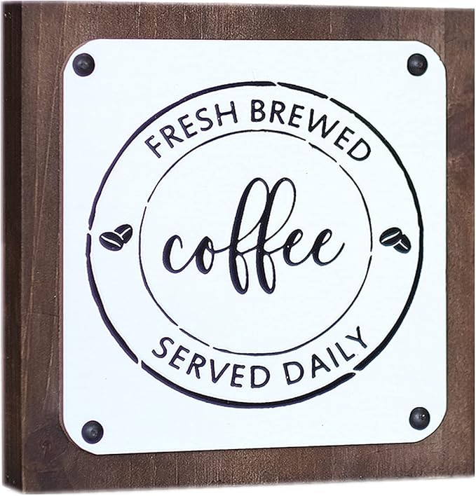 Amazon.com: Lavender Inspired Fresh Brewed Coffee Sign - Farmhouse ...
