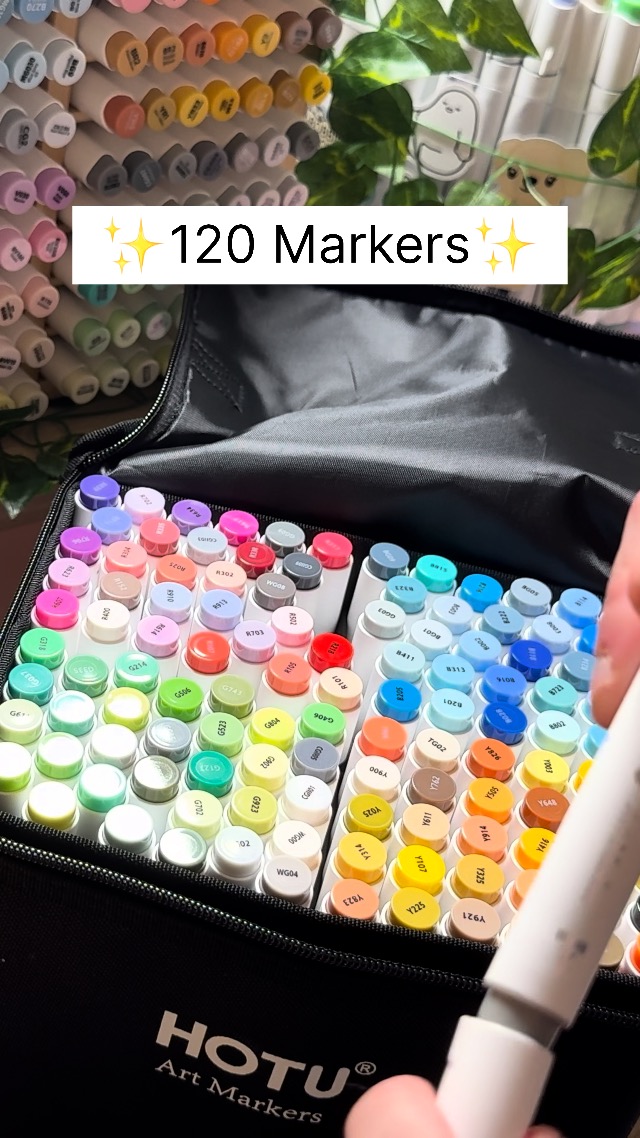 Watch Hotu Creative Art Markers - 120 Colors! on Amazon Live