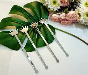 Amazon.com | Pack of 20 Crown Swizzle Sticks,Cocktail Drink Stir Sticks ...