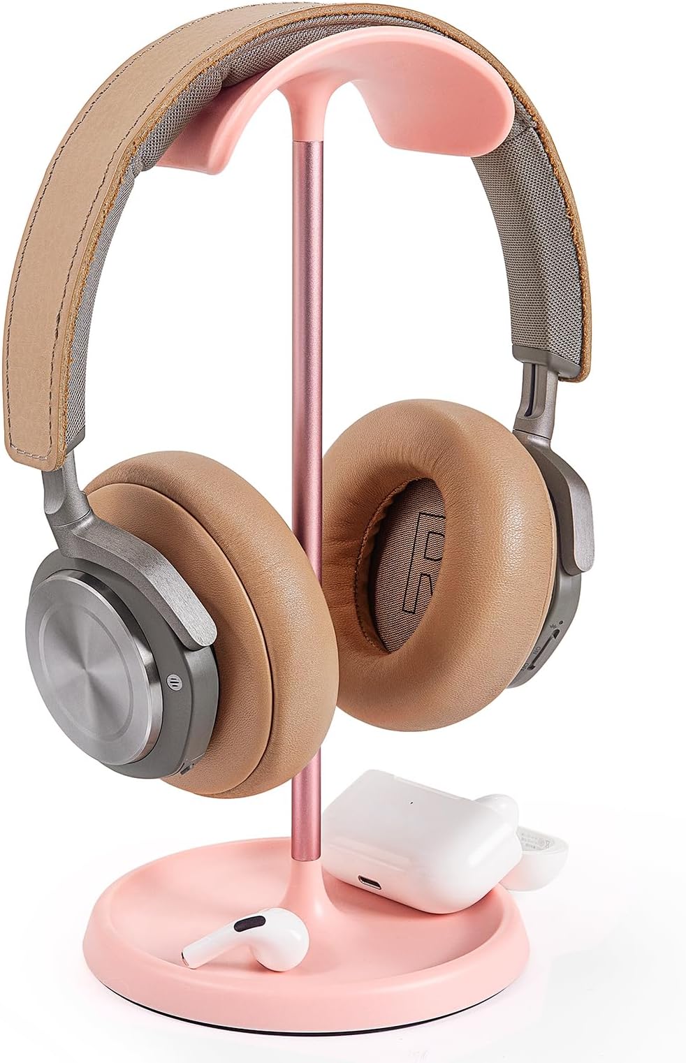 Amazon.com: Headphone Stand, Curved Headset Stand with Storage Tray ...