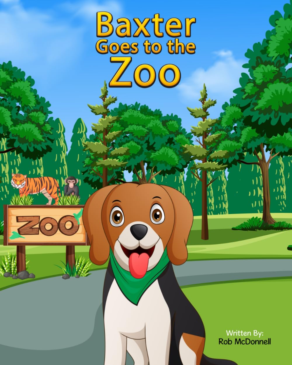 Baxter Goes to the Zoo: McDonnell, Rob, Jordan, Zoe: 9798342602679 ...