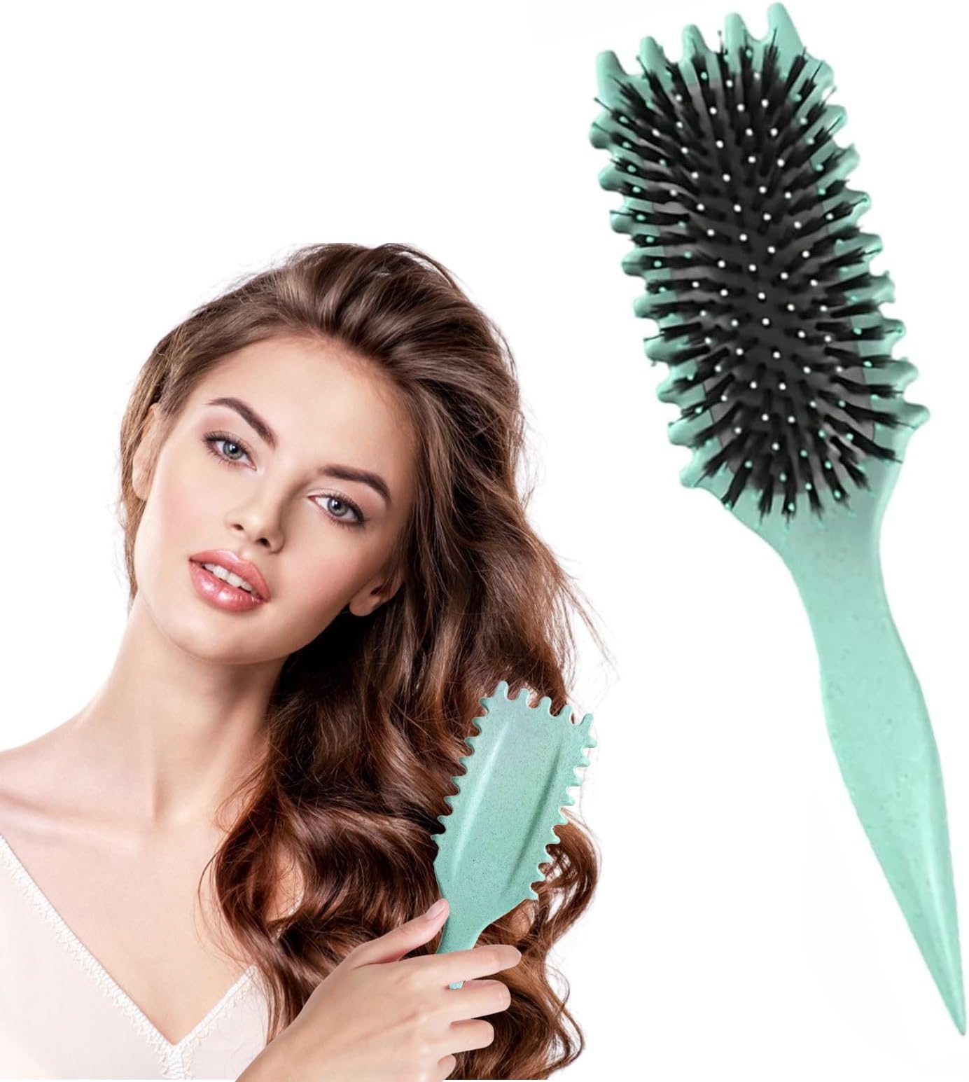 Amazon.com : iDAOLI Curl Defining Brush, 2024 Newest Boar Bristle Hair ...