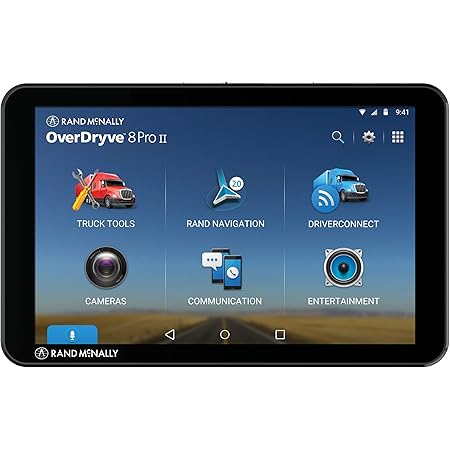Amazon.com: Rand McNally OverDryve 8 Pro 8" Truck GPS Tablet with Dash ...