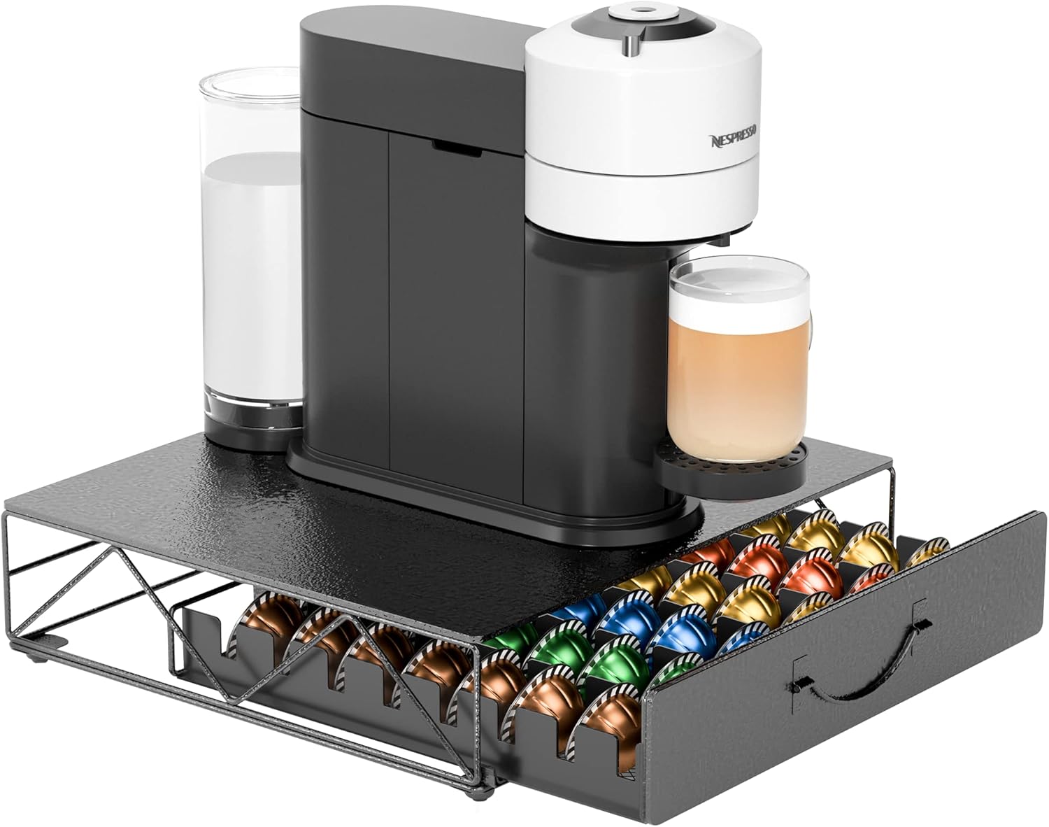 Amazon.com: HFHOME Coffee Pod Holder Compatible with 50 VertuoLine ...