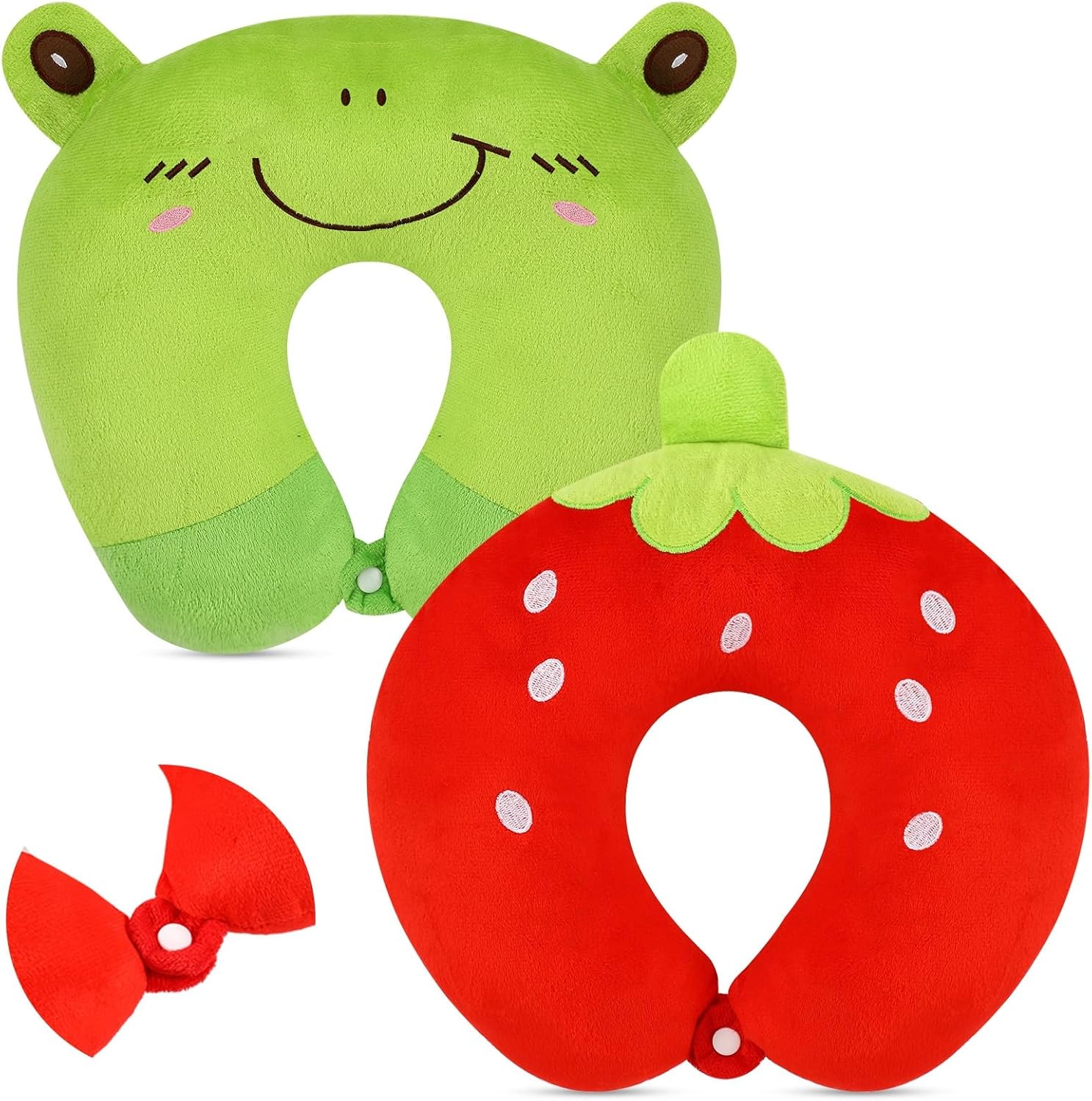 Amazon.com: Sintuff 2 Pcs Neck Pillow for Travel Neck Pillow U Shape ...