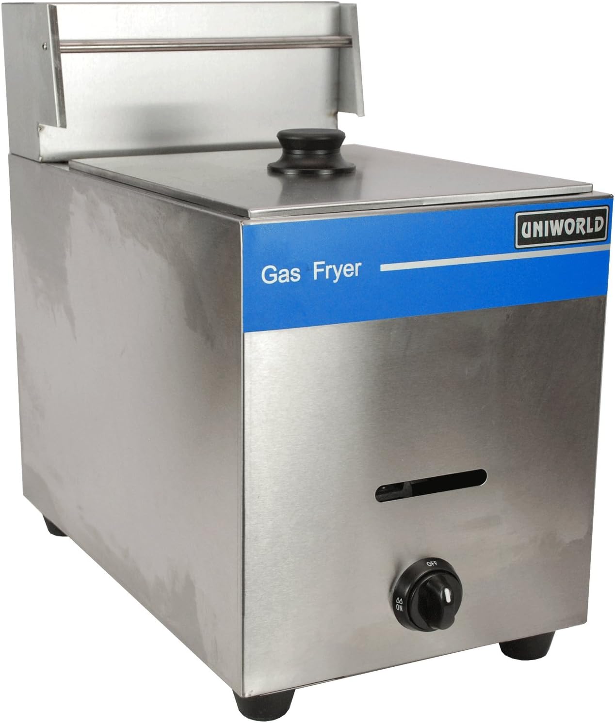 Amazon.com: UniWorld Deep Fryer Single Basket Liquid Propane Stainless ...