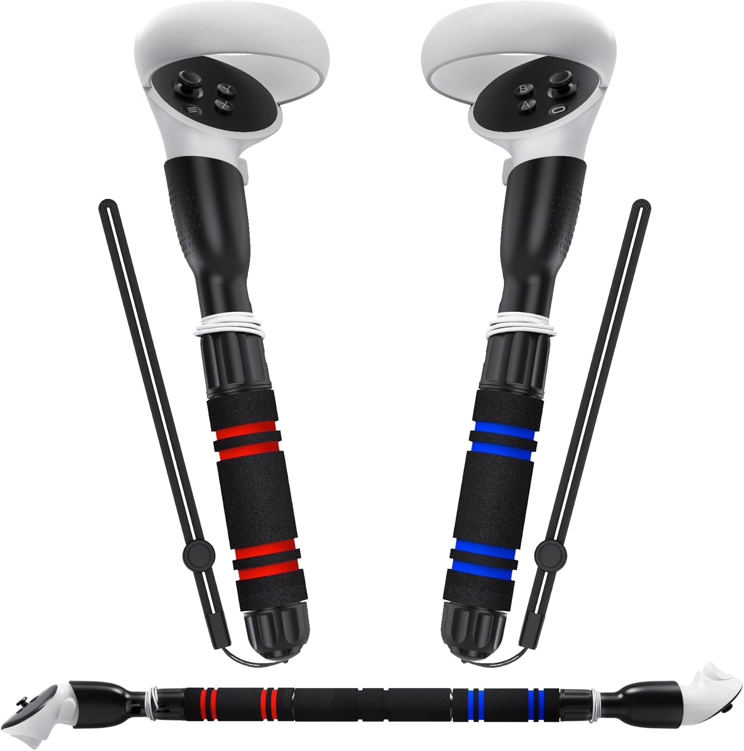 YOGES Handle Attachments Compatible with Meta Quest 3 / Oculus Quest 2 ...