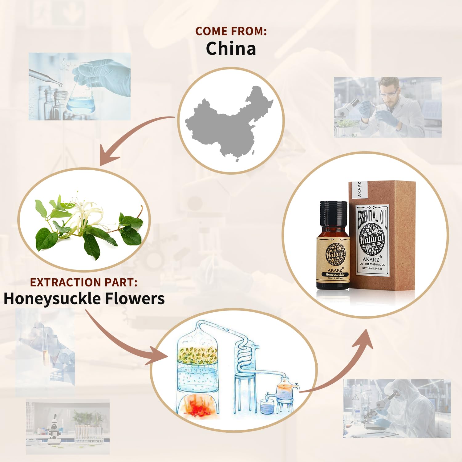 Óleo Essencial de Almíscar Natural Orgânico Premium para Cuidados com ...