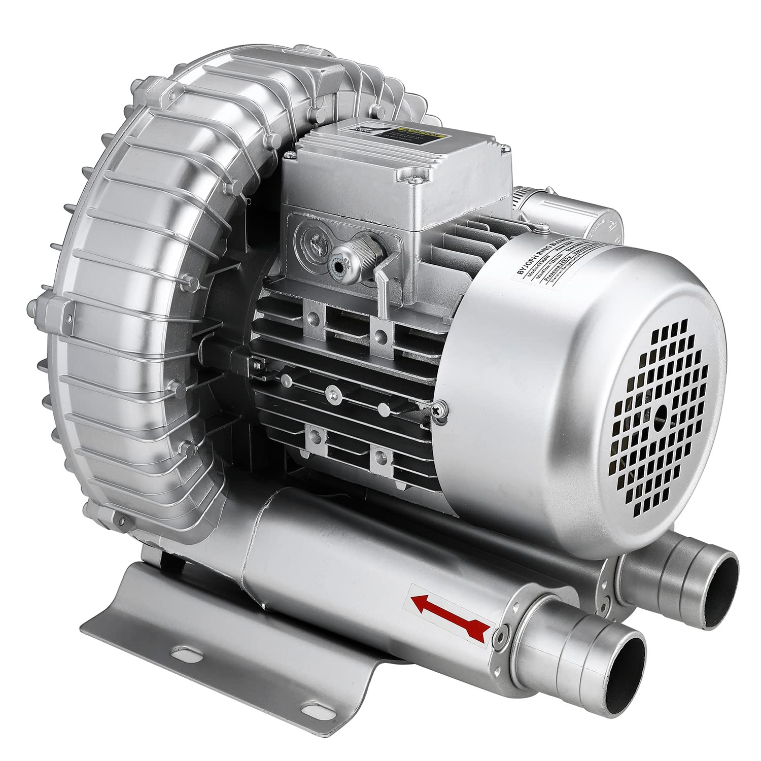 Byjoph 0.6HP Regenerative Blower, 41CFM 110V 60Hz Single Phase, High ...