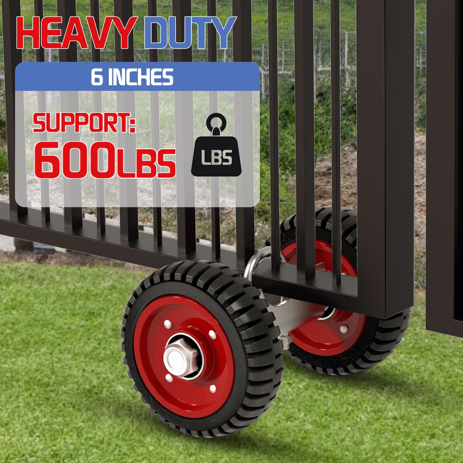 Snapklik.com : USCaster Rolling Gate Wheel,Sliding Gate Casters For ...